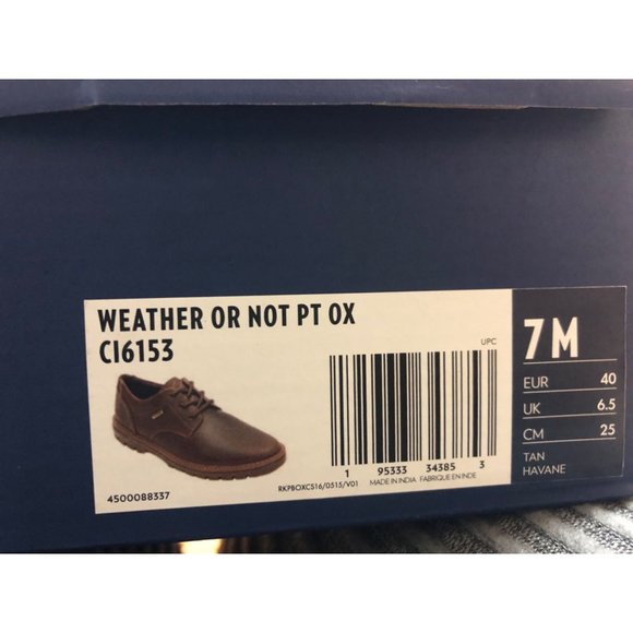 Rockport | Shoes | Rockport Mens Weather Or Not Plain Toe Oxford Shoes ...
